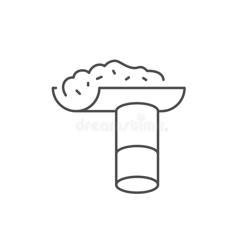 Gutter Cleaning Line Outline Icon Stock Vector - Illustration of ...