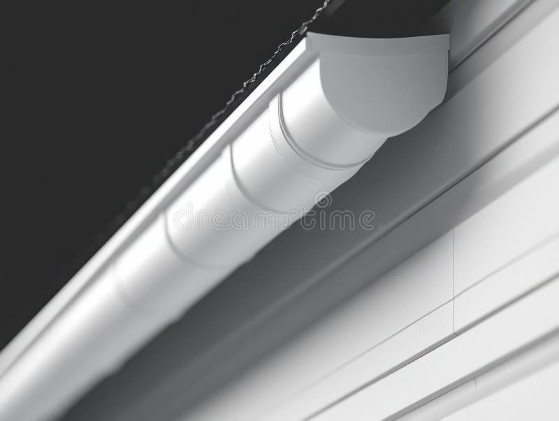 Gutter House Side stock photo. Image of building, siding - 375990462