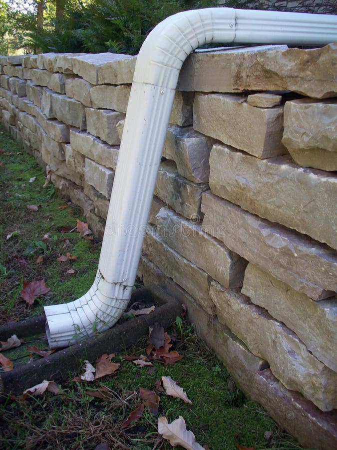 Gutter Spout stock image. Image of earth, minnesota, growing - 60230163