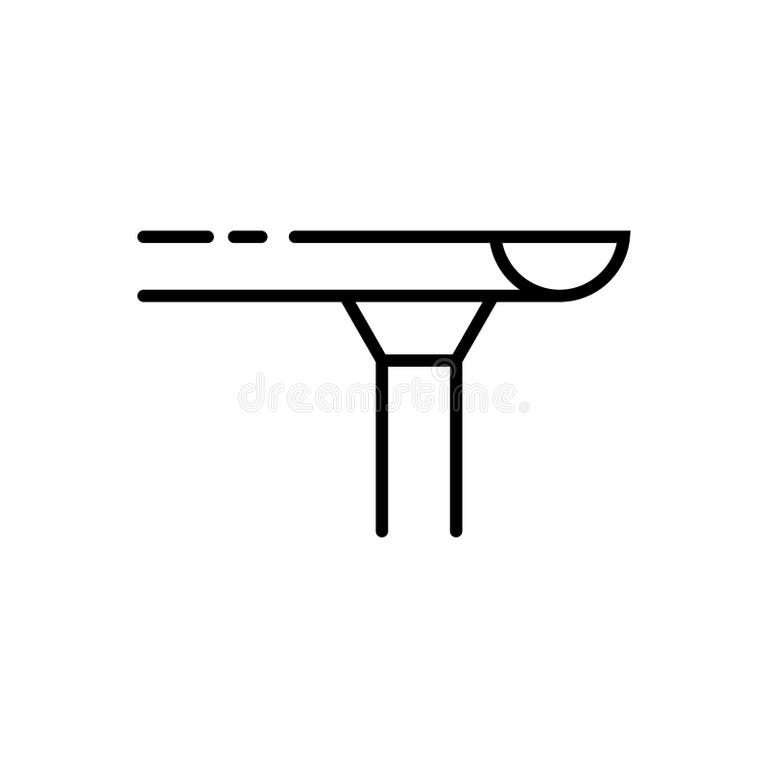 Gutter Symbol icon stock vector. Illustration of metal - 384264915