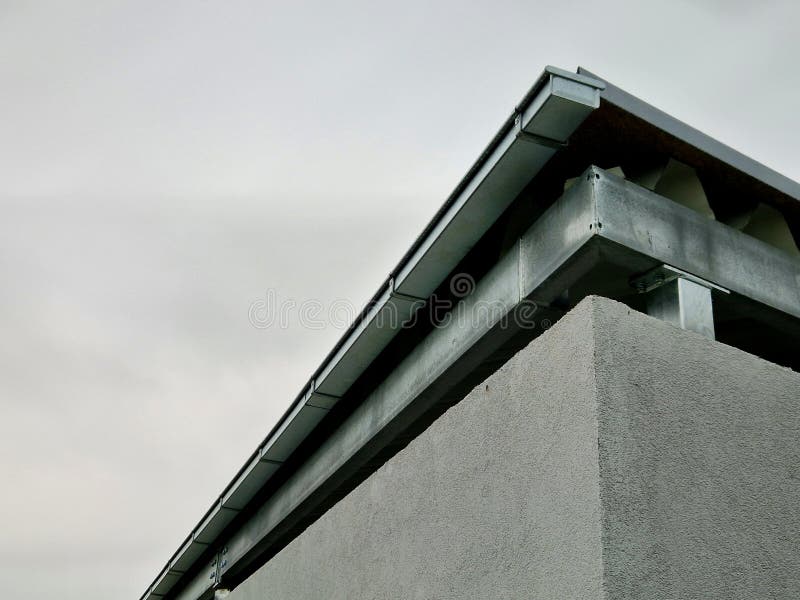 The Gutter of the Warehouse Building is Missing. Apparently Stock Photo ...