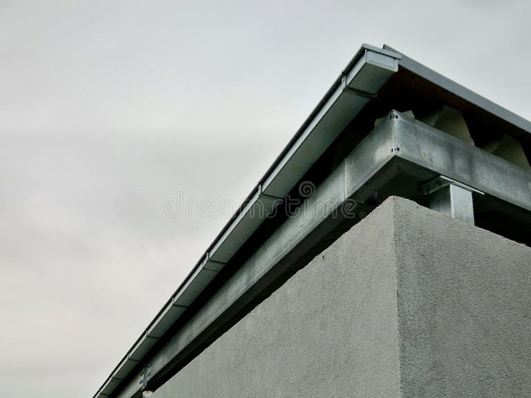 The Gutter of the Warehouse Building is Missing. Apparently Stock Photo ...