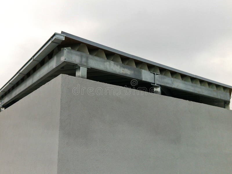 The Gutter of the Warehouse Building is Missing. Apparently Stock Photo ...