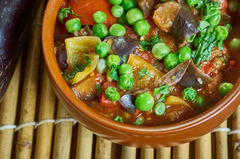 Guvech eggplant stock image. Image of turkish, healthy - 194211989