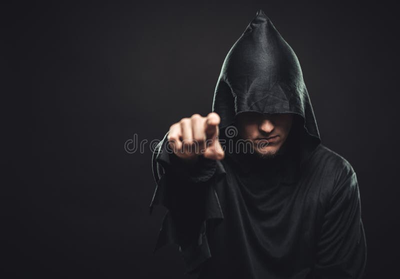 Invisible man in the hood stock image. Image of devil - 28929241