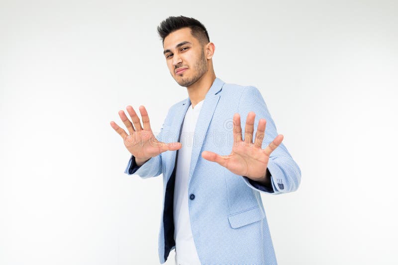 A Guy in a Classic Image Waves His Hands Off Due To Disagreement on a ...