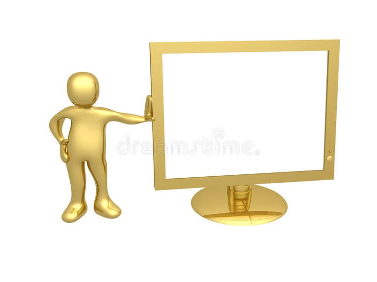 Computer Monitor Character Stock Illustrations – 23,039 Computer ...
