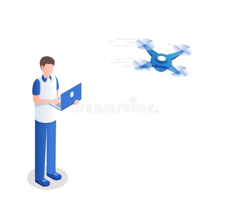 Man Cartoon Drone Stock Illustrations – 923 Man Cartoon Drone Stock ...