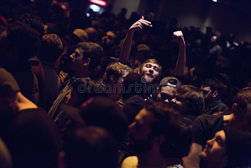 Guy Doing Run the Jewels Hand Sign Editorial Photo - Image of backlit ...