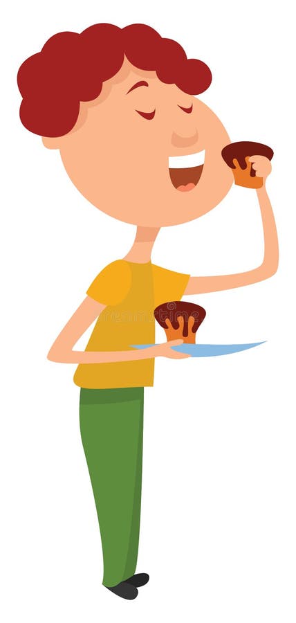 Eating Cake Stock Illustrations – 30,886 Eating Cake Stock ...