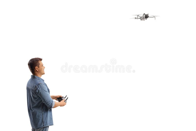 Guy flying a drone stock photo. Image of drone, control - 306802468