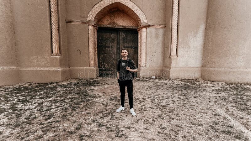 The Guy at the Gate of the Fortress Stock Image - Image of medieval ...