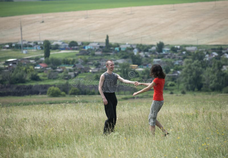 A guy and girl stock photo. Image of happiness, mountain - 47683672