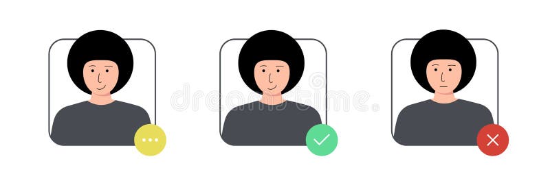 Guy is Going through an ID Check. Set of Pictures with the ...