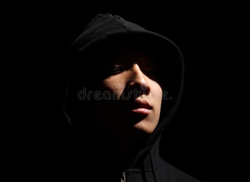 A guy in a hood stock photo. Image of monk, fashion, hood - 20224612