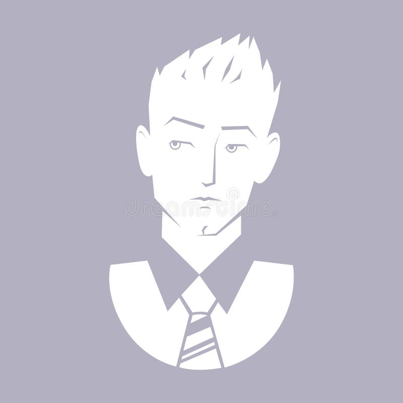The Guy Icon. Vector Illustration on a White Background Stock ...