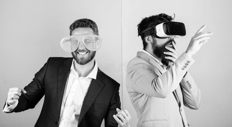 Guy Interact in Virtual Reality. Hipster Exploring Virtual Reality ... Guy Interact in Virtual Reality. Hipster Exploring Virtual Reality ...