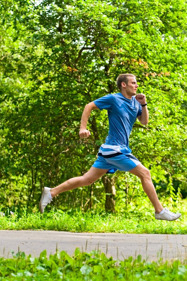 Guy Jogging Royalty Free Stock Photo - Image: 15733405