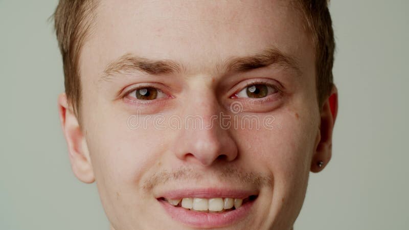 A Guy Model with Beautiful Smile is Posing for a Toothpaste ...