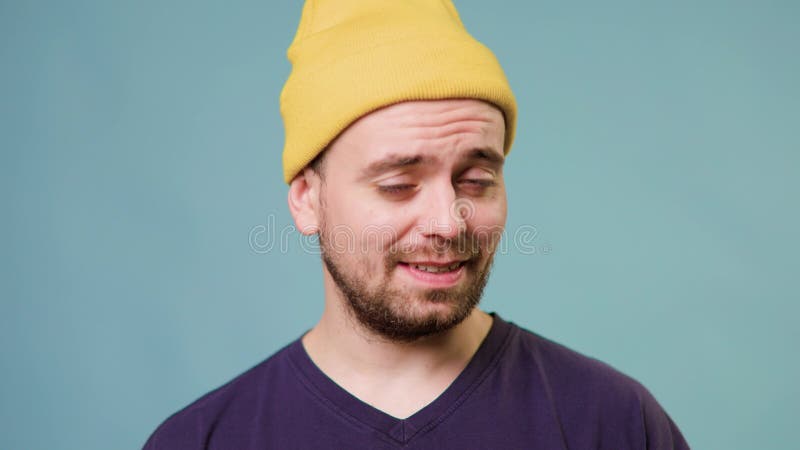 A Guy with a Perplexed Expression, His Face Contorted in Bewilderment ...