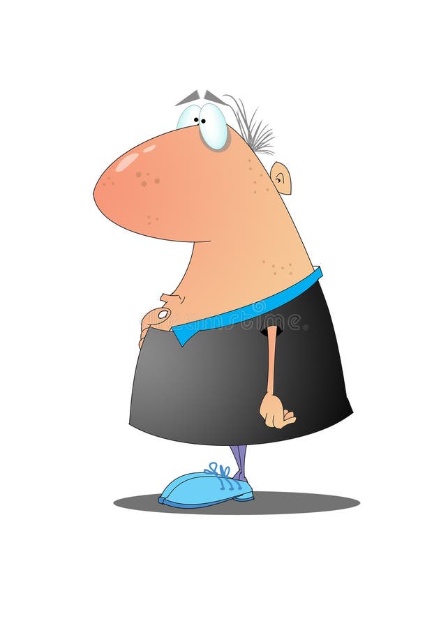 Guy with Perplexed Look on His Face Stock Illustration - Illustration ...