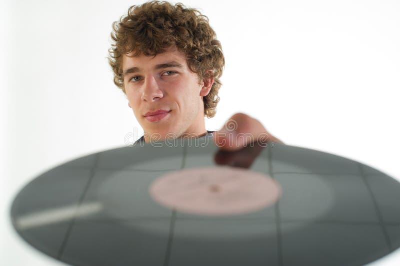 Guy and plate vinyl stock image. Image of vintage, male - 31871947