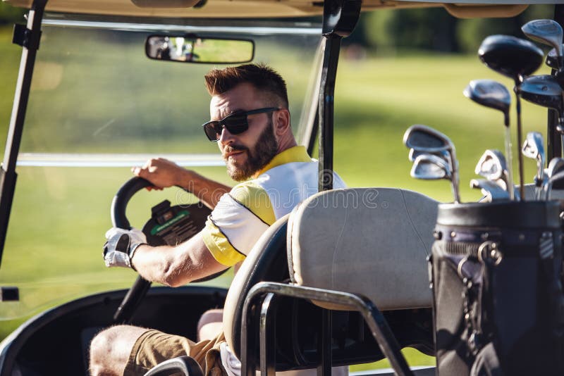 Guy playing golf stock photo. Image of healthy, lifestyle - 297325590