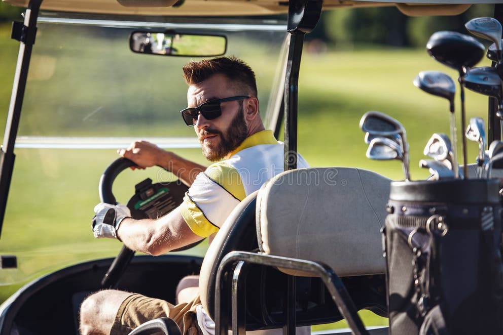 Guy playing golf stock photo. Image of healthy, lifestyle - 297325590