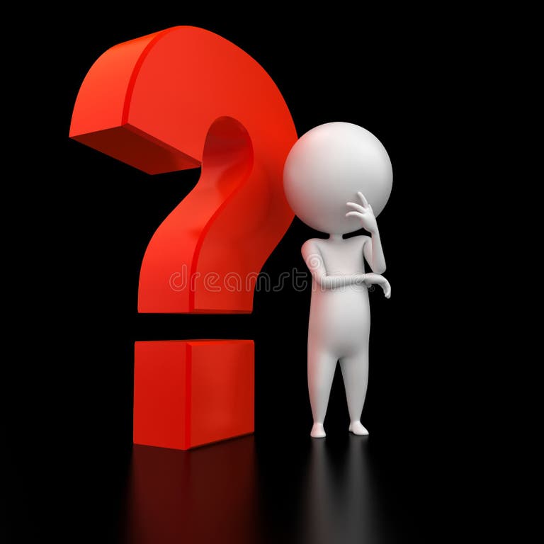 Little Man Question Mark Stock Illustrations – 517 Little Man Question ...