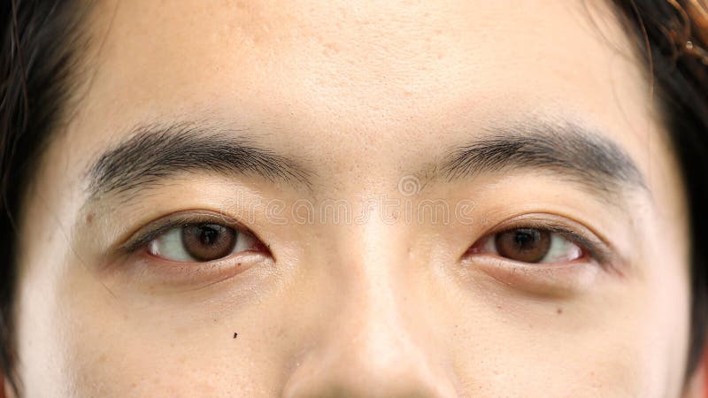 Guy S Face, Close-up, Open Eyes Stock Photo - Image of look, health ...