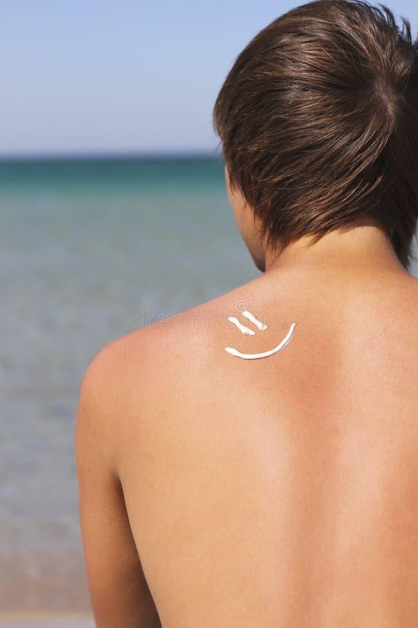 Sun screen burn stock photo. Image of cream, risk, skin - 32139530