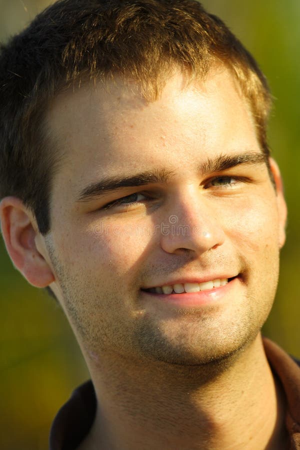 Guy Smiling stock photo. Image of closeup, male, attractive - 5087286
