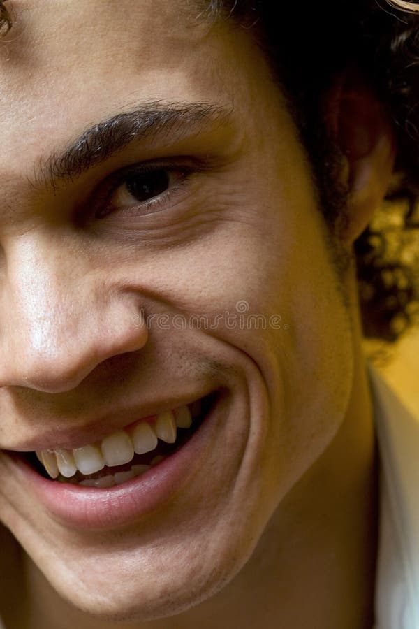 Guy smiling09 stock image. Image of facial, future, alone - 952121