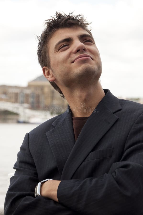 Guy with snobbish face stock image. Image of dislike - 10953129