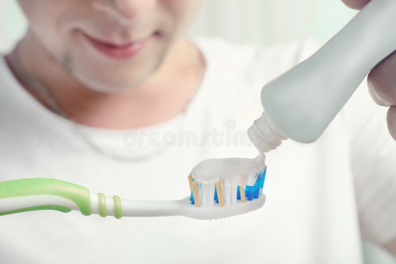 Toothpaste and toothbrush stock image. Image of toothbrush - 98876311