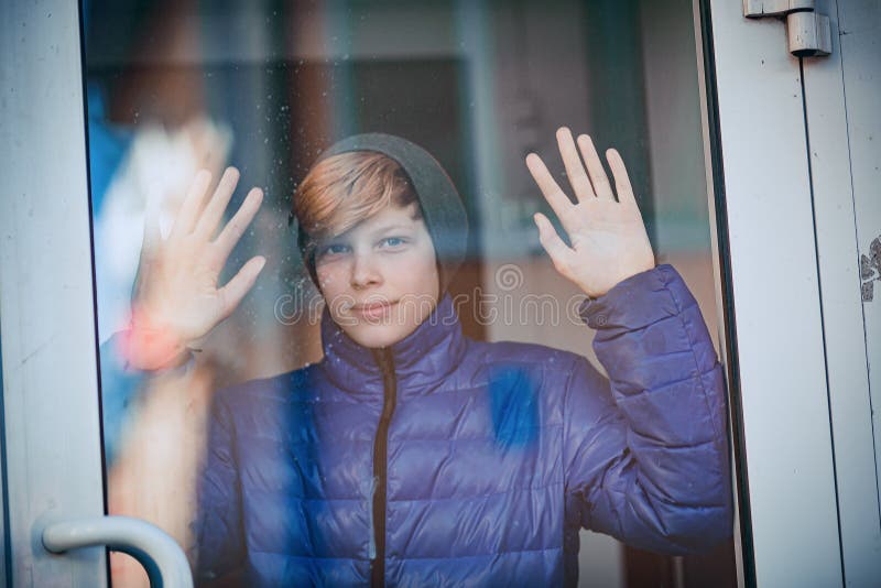 Person Behind Glass Partition Stock Photos - Free & Royalty-Free Stock ...