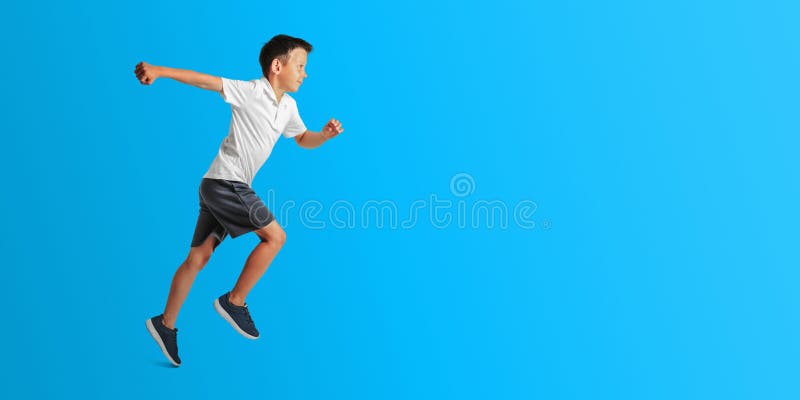 The Guy is at the Start To Run Stock Photo - Image of child, adult ...