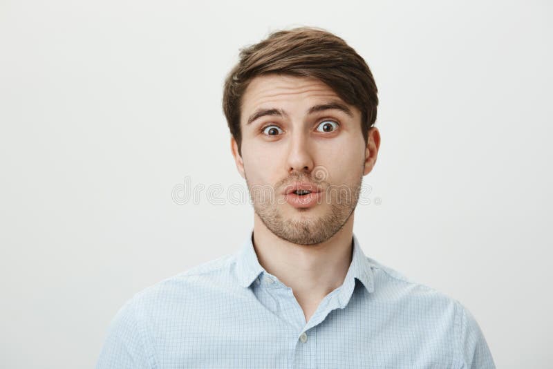 Portrait Of Shocked African American Woman Impressed By Deal Stock