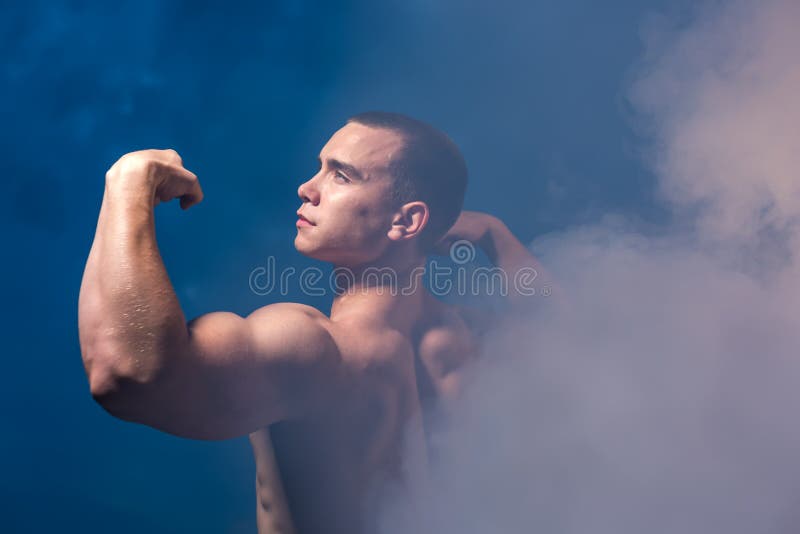 Guy with strong hands stock image. Image of human, large - 59665767