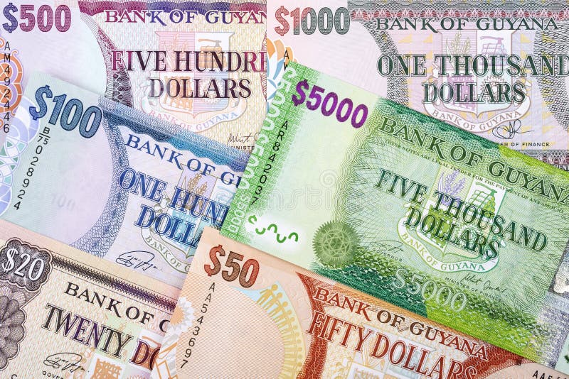 Guyanese Money, a Background Stock Photo - Image of cash, background ...