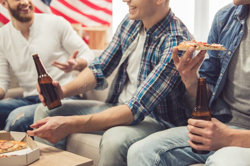 Guys having fun stock photo. Image of holding, celebration - 84765814