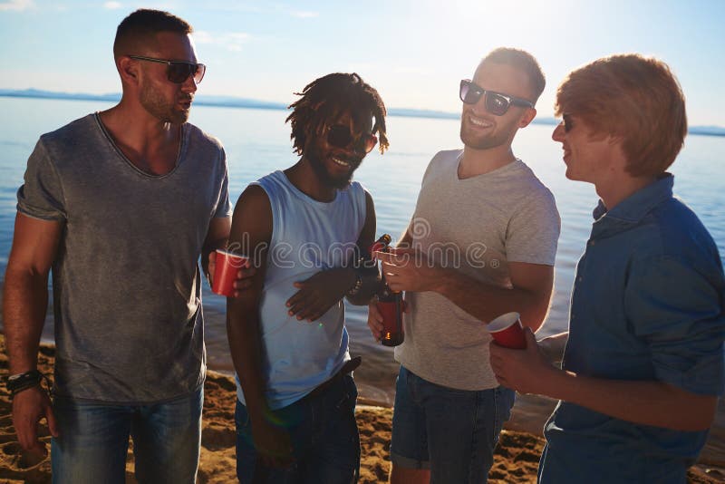 Guys talking stock photo. Image of talking, happy, friendship - 92349378