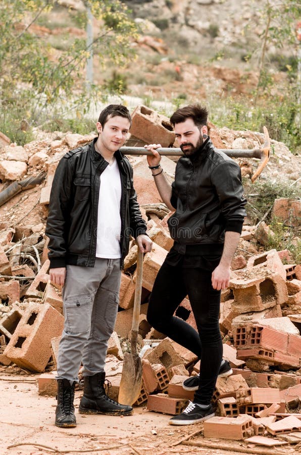 Guys with tools stock photo. Image of building, carrying - 54737670