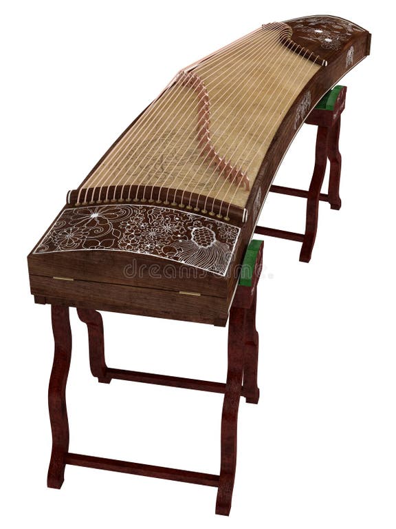 Chinese Music Instrument Guzheng Stock Illustrations – 47 Chinese Music ...