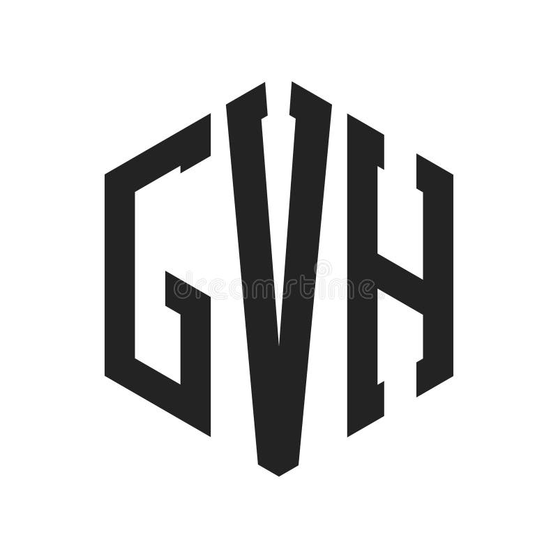 GVH Logo Design. Initial Letter GVH Monogram Logo Using Hexagon Shape ...