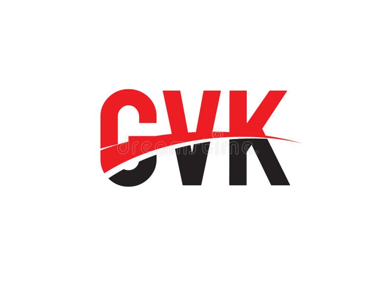 GVK Letter Initial Logo Design Vector Illustration Stock Vector ...