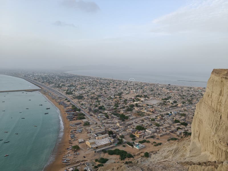 Gwadar Pakistan stock image. Image of gwadar, cliff - 254629603