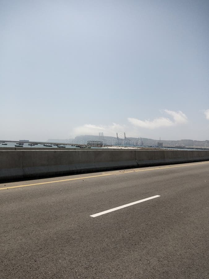 Gwadar Port Area Ship Loading and Unloading Point Stock Image - Image ...