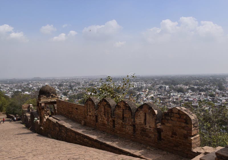 Gwalior City View stock photo. Image of hill, cloud - 183130798
