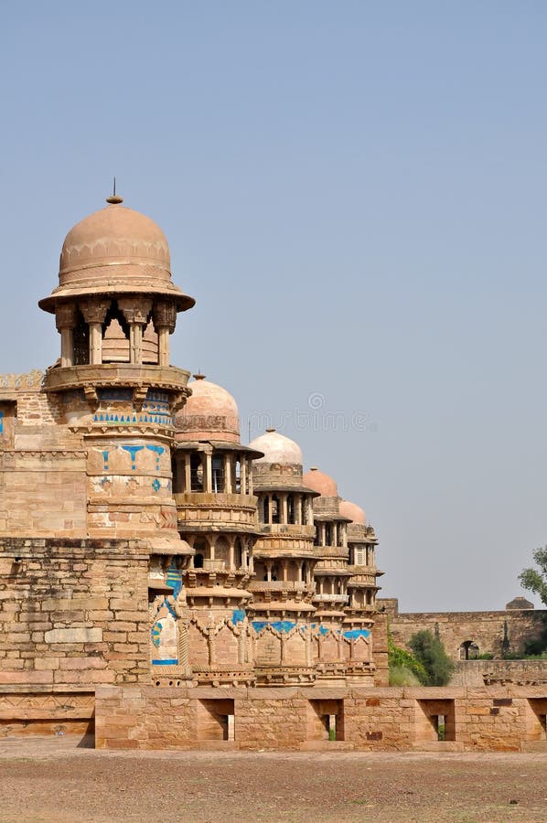 Gwalior fort in India. stock photo. Image of amber, fort - 25105658